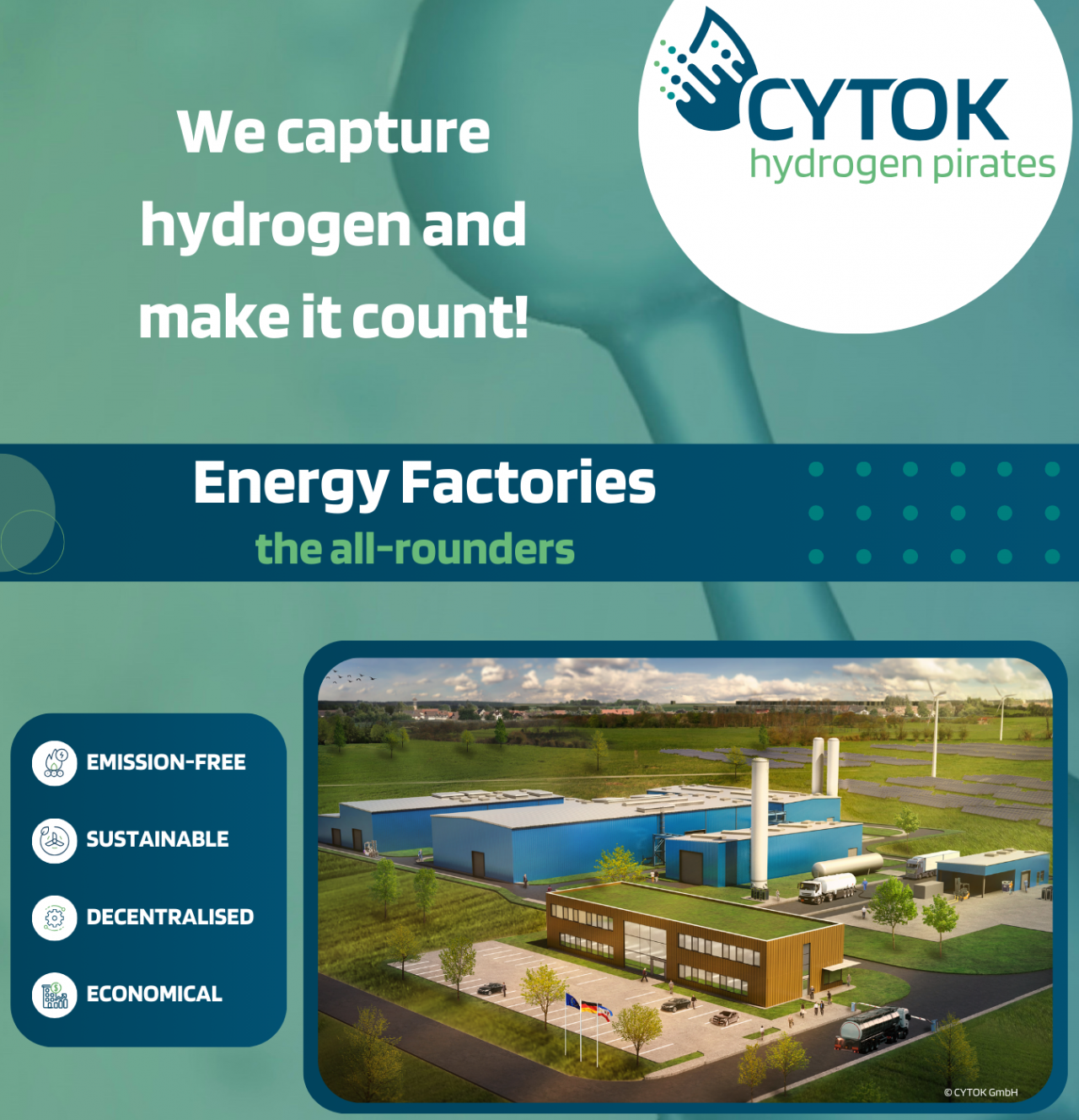 Energy Factories - Factsheet - CYTOK® - hydrogen pirates