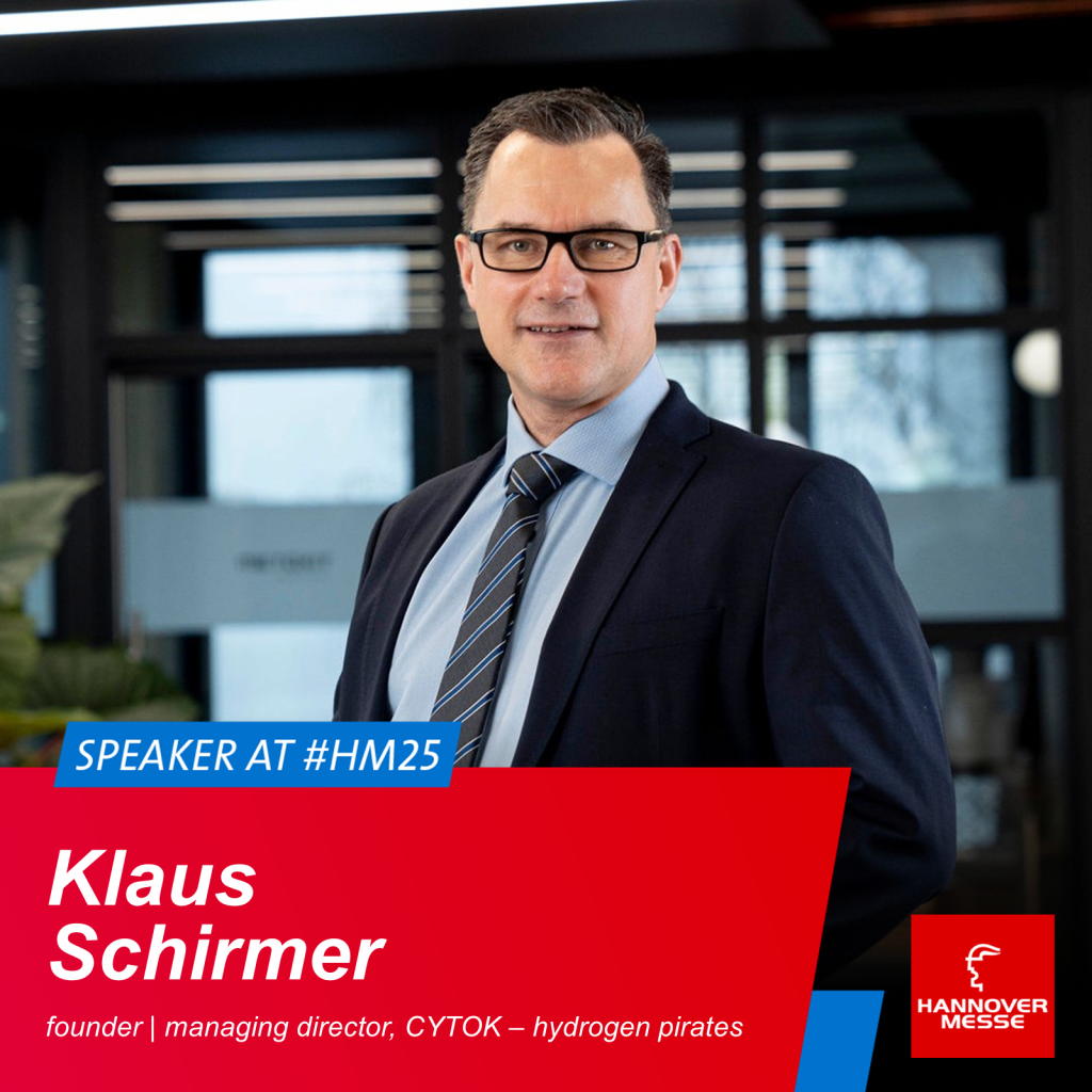 Speaker session at the Hannover Messe 2025 - CYTOK® - hydrogen pirates